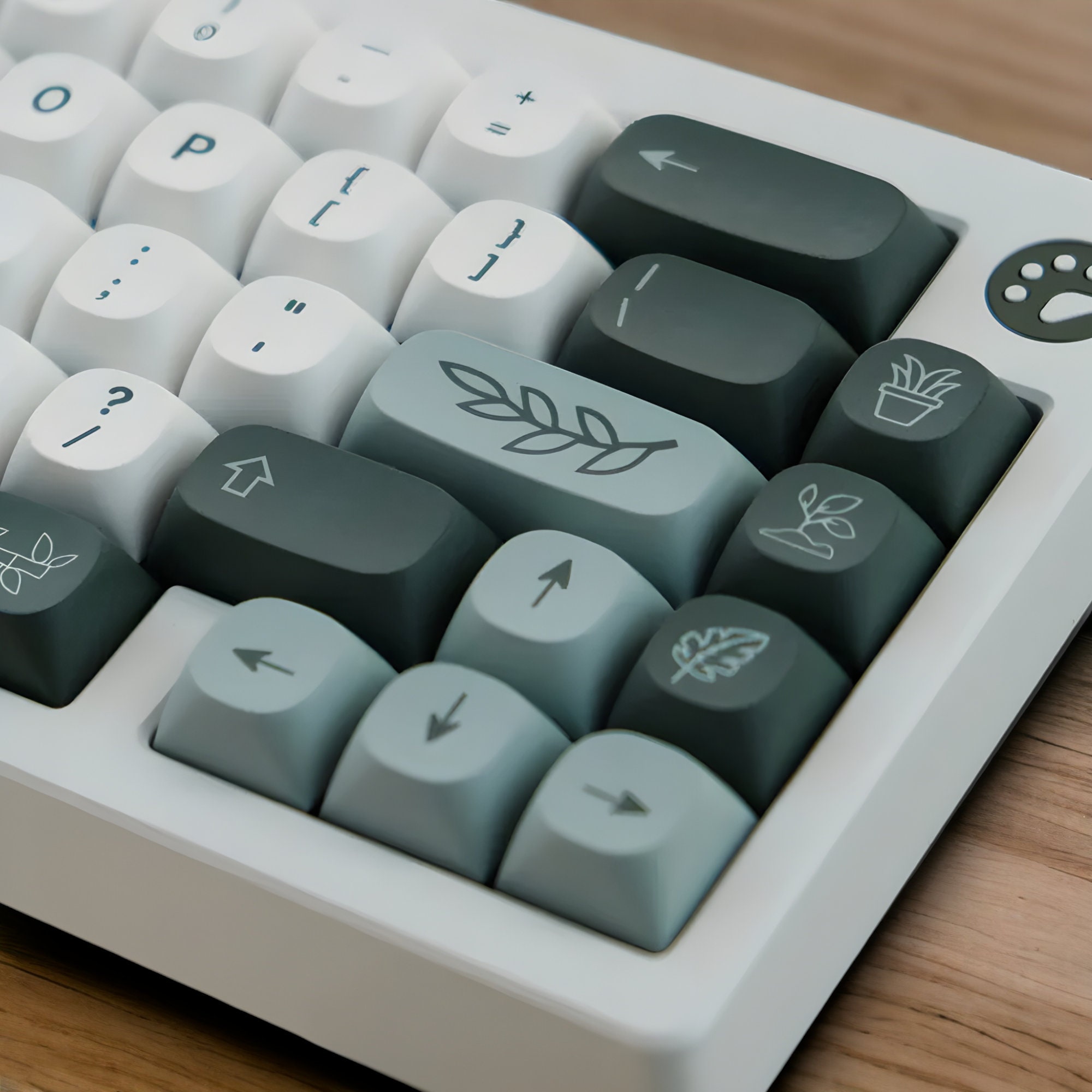 Botanical Plant Keycap Set, Japanese Theme Culture Aesthetic Inspired ...