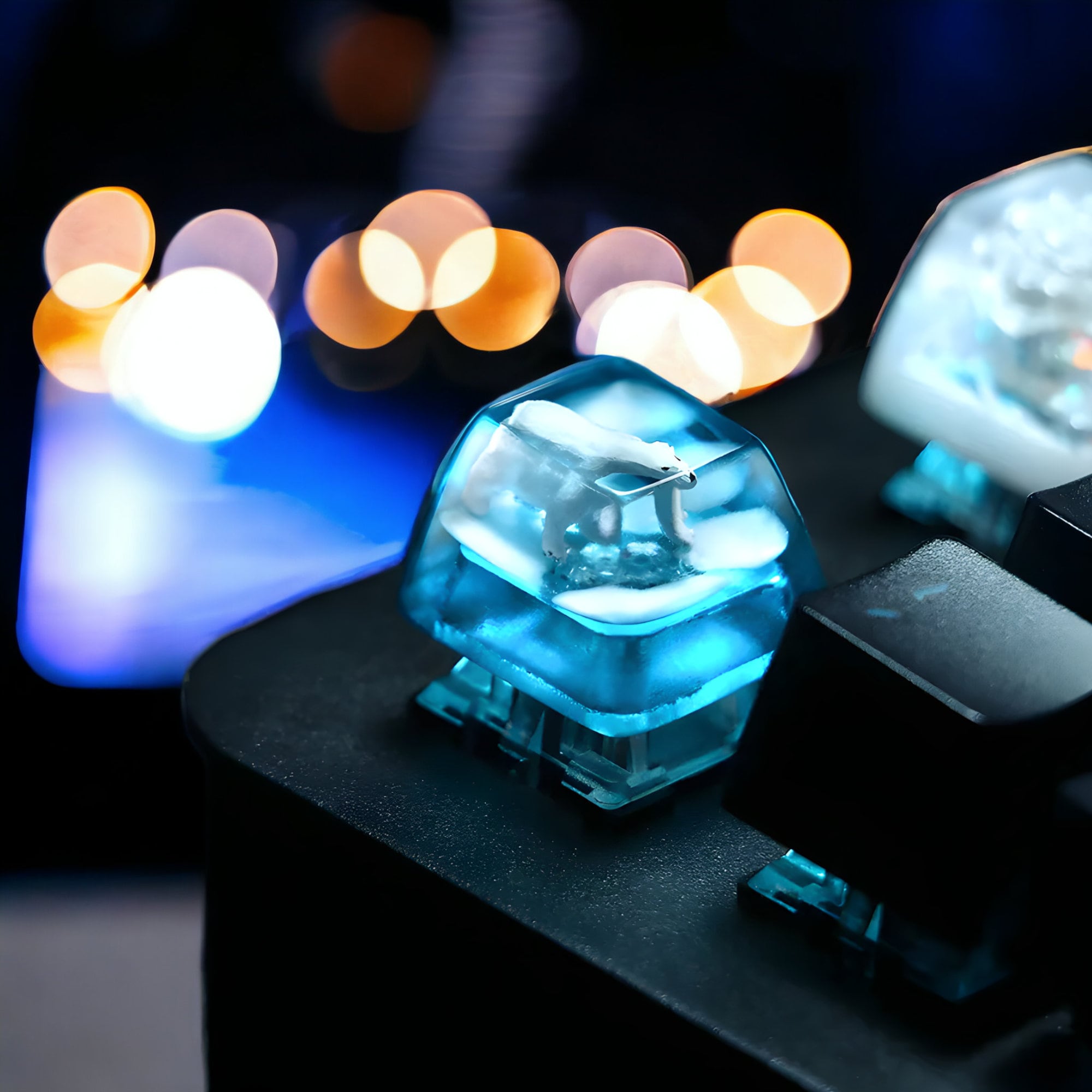 Polar Bear Keycap Glacier Snow Mountain Winter North Pole - Etsy