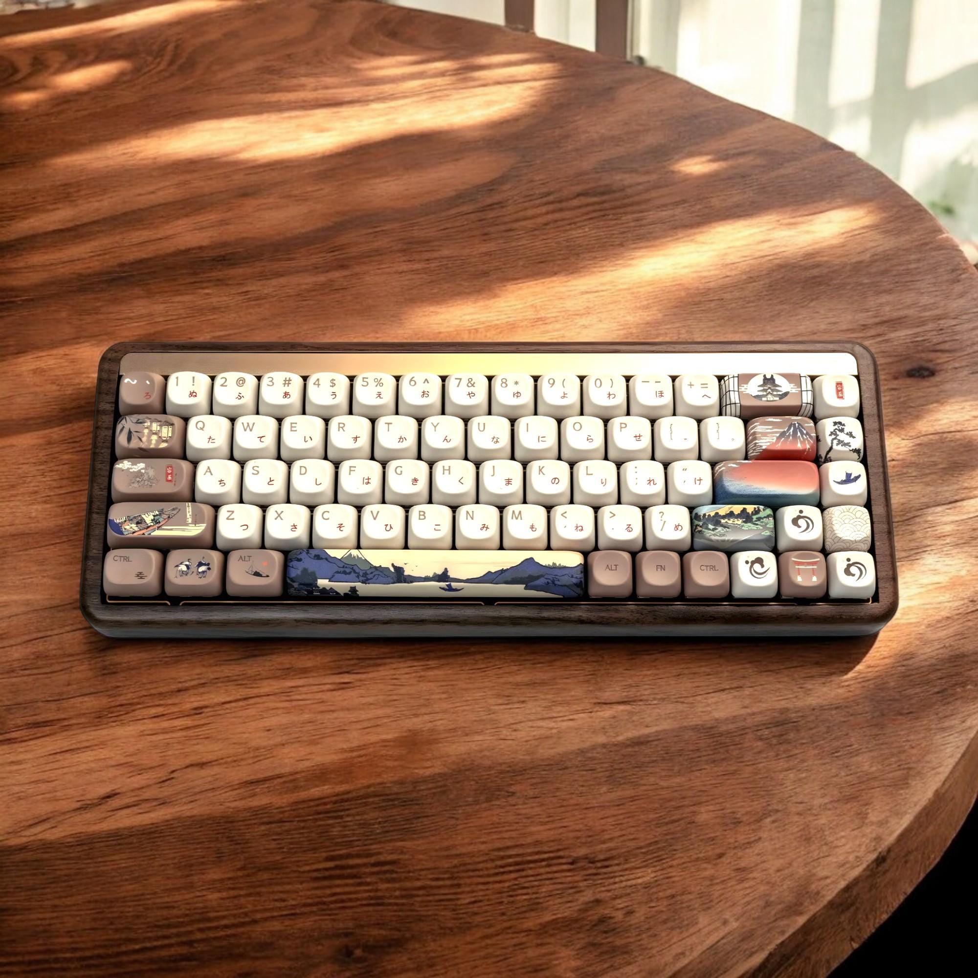 Mount Fuji Keycap Set, Natural Mountain Scenic Landscape Aesthetic ...