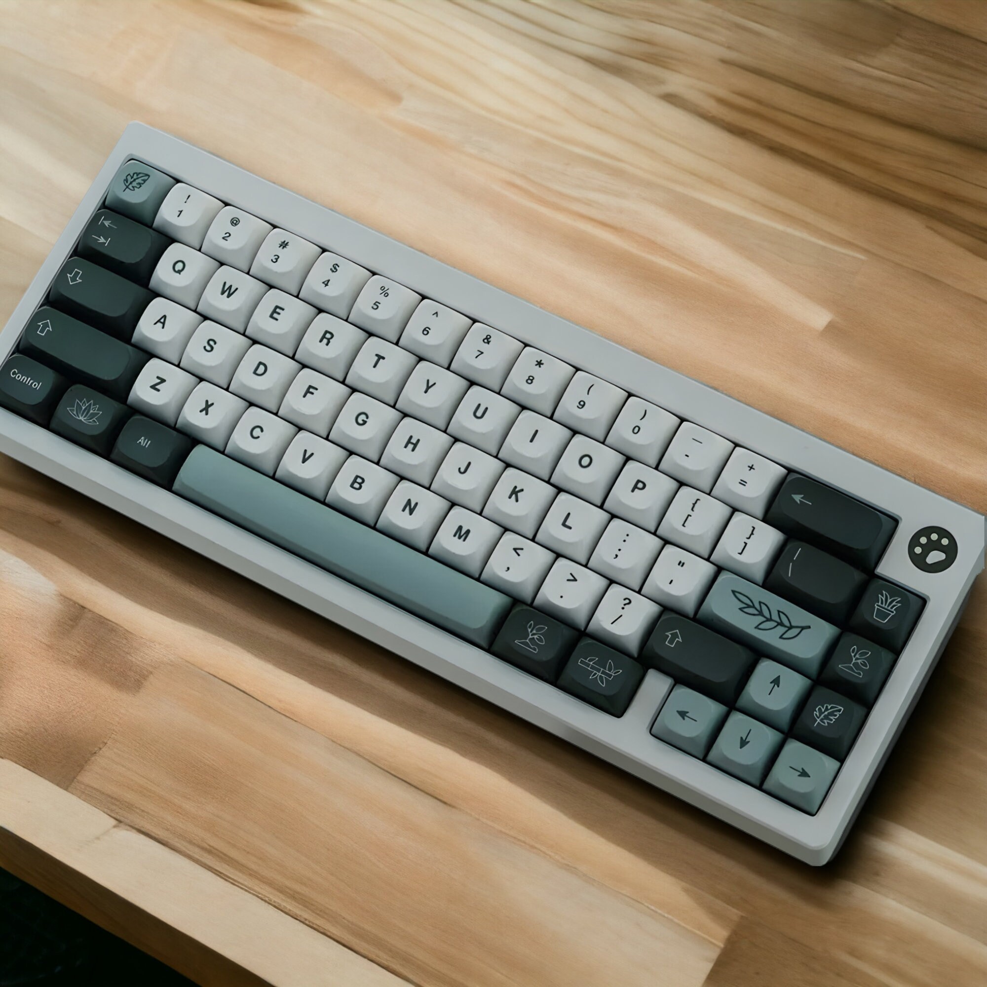 Botanical Plant Keycap Set, Japanese Theme Culture Aesthetic Inspired ...