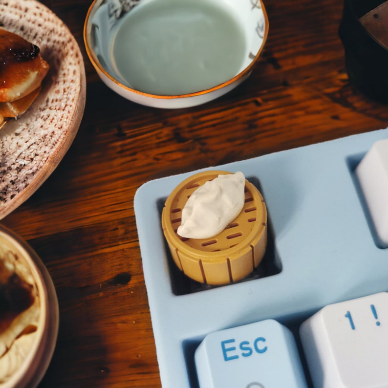 Steamed Bun & Dumpling Resin Keycaps Chinese Asian Dim Sum - Etsy