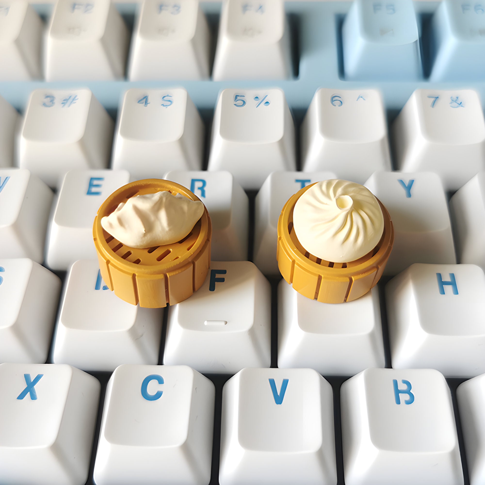 Steamed Bun & Dumpling Resin Keycaps Chinese Asian Dim Sum - Etsy