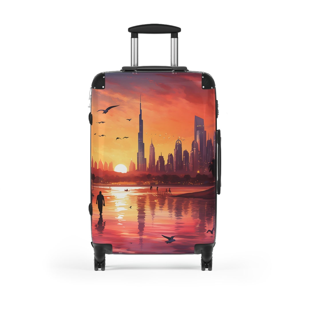 Dubai Sunset Suitcase 3 Size Options - Etsy