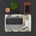 Architectural Concept Desk Mat, Modern City Blueprint Office Decor ...
