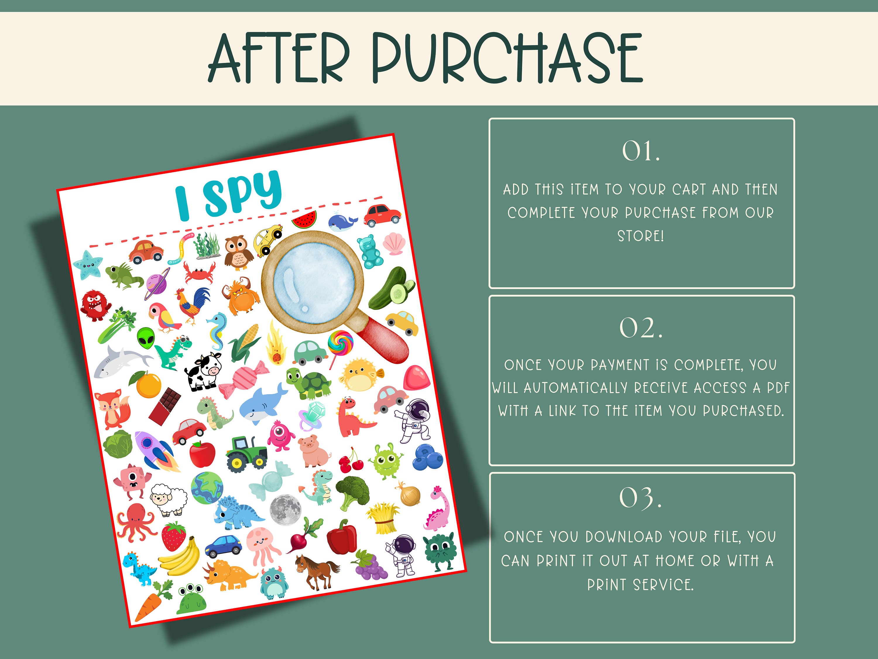 Kid's Educational Activity Printable Workbook for Kids, Educational ...