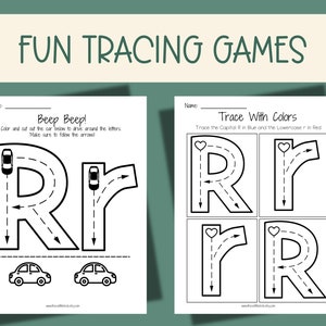 Letter of the Week Worksheets Printable, Alphabet Busy Book, Learning ...