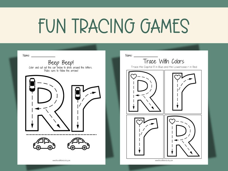 Letter of the Week Worksheets Printable, Alphabet Busy Book, Learning ...