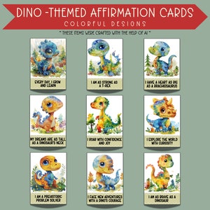 Children's Printable Affirmation Cards, Cute Positive Encouraging ...