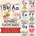 Alphabet Flashcards, Colorful Educational Printable, ABC Preschool ...