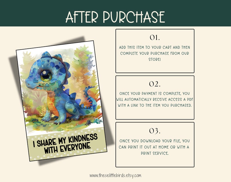 Children's Printable Affirmation Cards, Cute Positive Encouraging ...