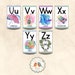 Alphabet Flashcards, Colorful Educational Printable, ABC Preschool ...