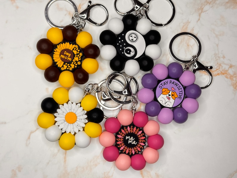 Beaded Keychains - Etsy