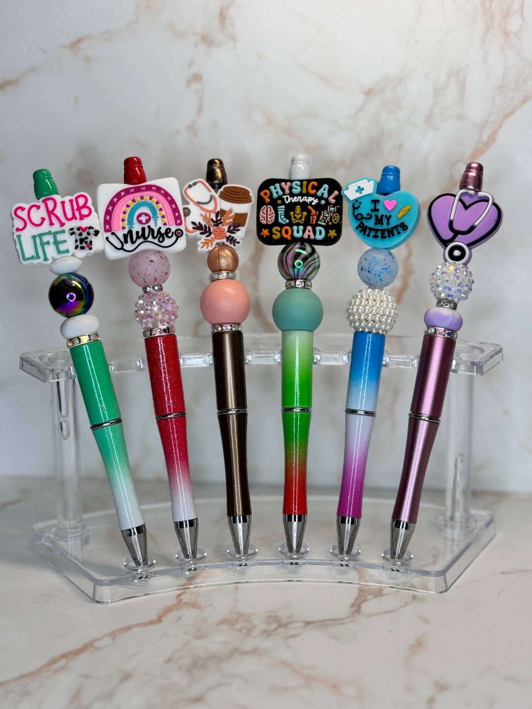 Medical Beadable Pens | Nurse Pens | Physical Therapy - Etsy