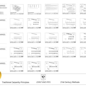 16x24 Gable Timber Frame Plan - Etsy