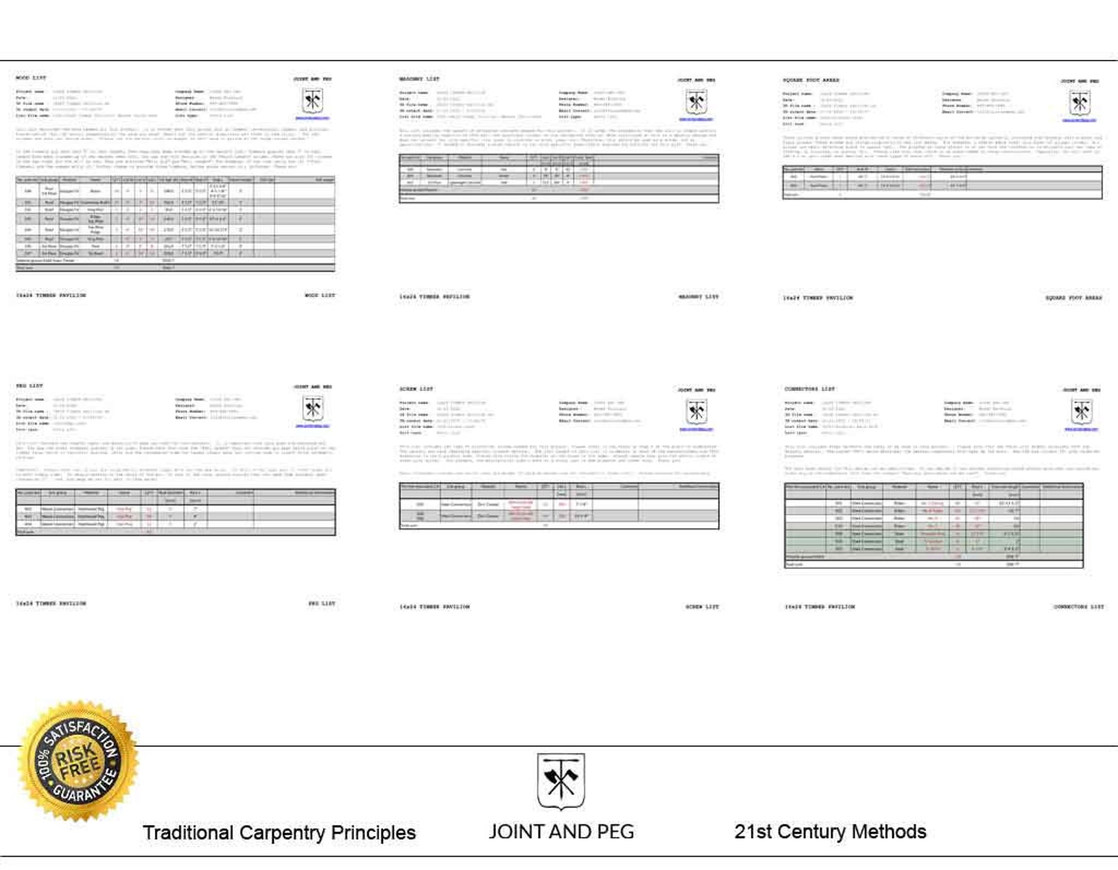 16x24 Gable Timber Frame Plan - Etsy