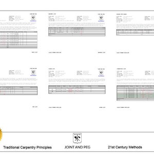 16x24 Gable Timber Frame Plan - Etsy