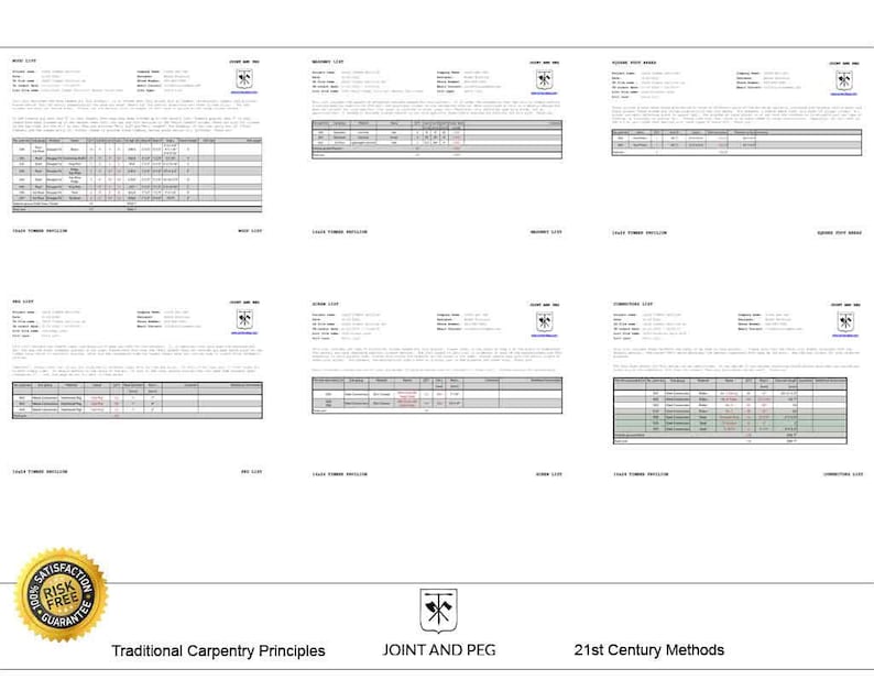 16x24 Gable Timber Frame Plan - Etsy