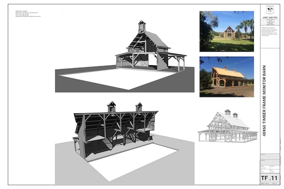 Timber Frame Monitor Barn Plans Timber Frame Monitor Barn Raising Time