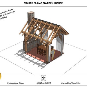 12x14 Garden Folly Plan - Etsy