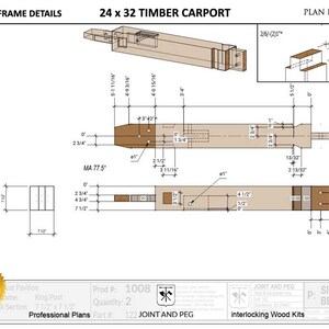 24x32 Timber Frame Carport - Etsy