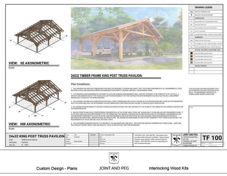 24x32 Timber Frame Carport - Etsy
