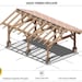 16x24 Gable Timber Frame Plan - Etsy