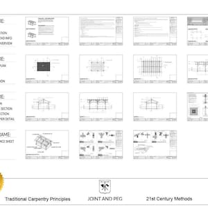 16x24 Gable Timber Frame Plan - Etsy