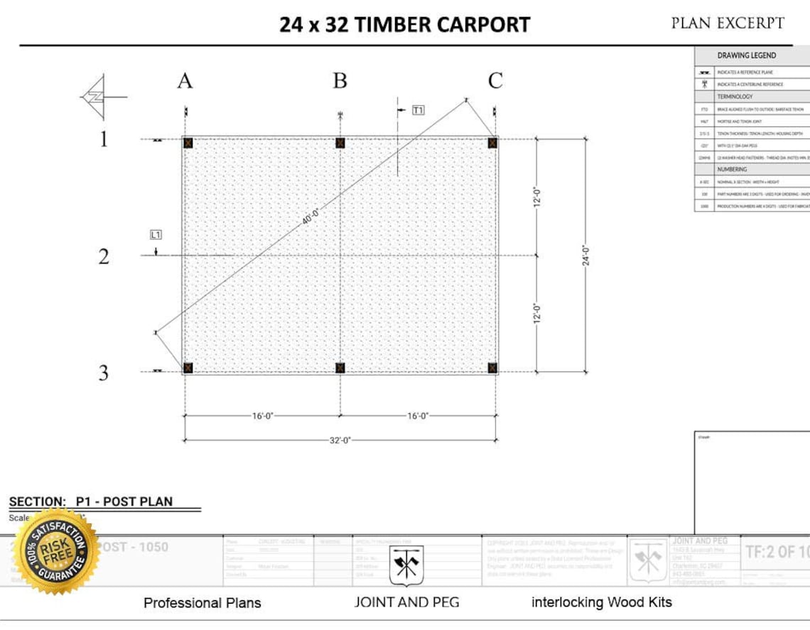 24x32 Timber Frame Carport - Etsy