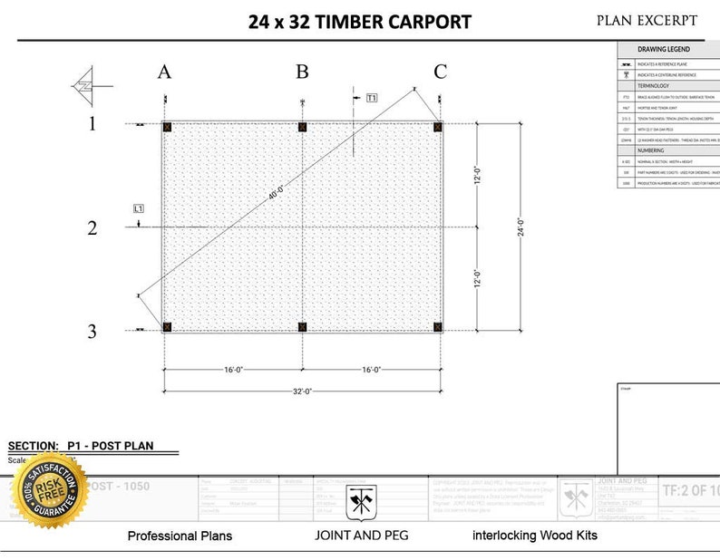24x32 Timber Frame Carport - Etsy