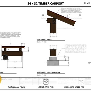 24x32 Timber Frame Carport - Etsy