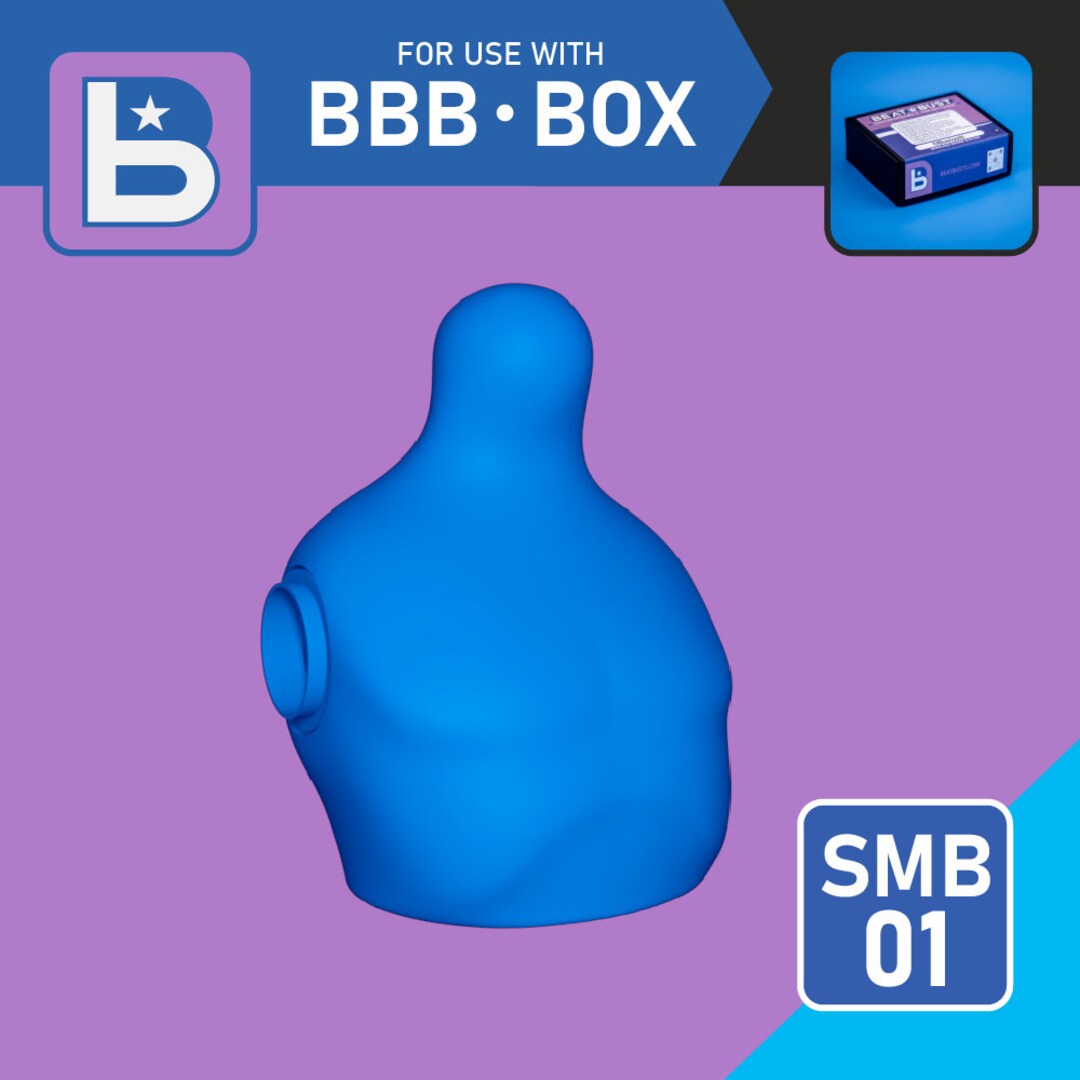 3D Printable Character Bust for Beat-bust Bluetooth Speaker Kit. Simple ...