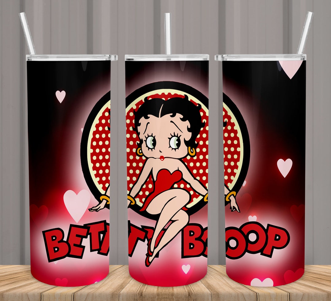20oz Tumbler Wrap Betty Boop Png Girl Betty Tumbler Desing - Etsy