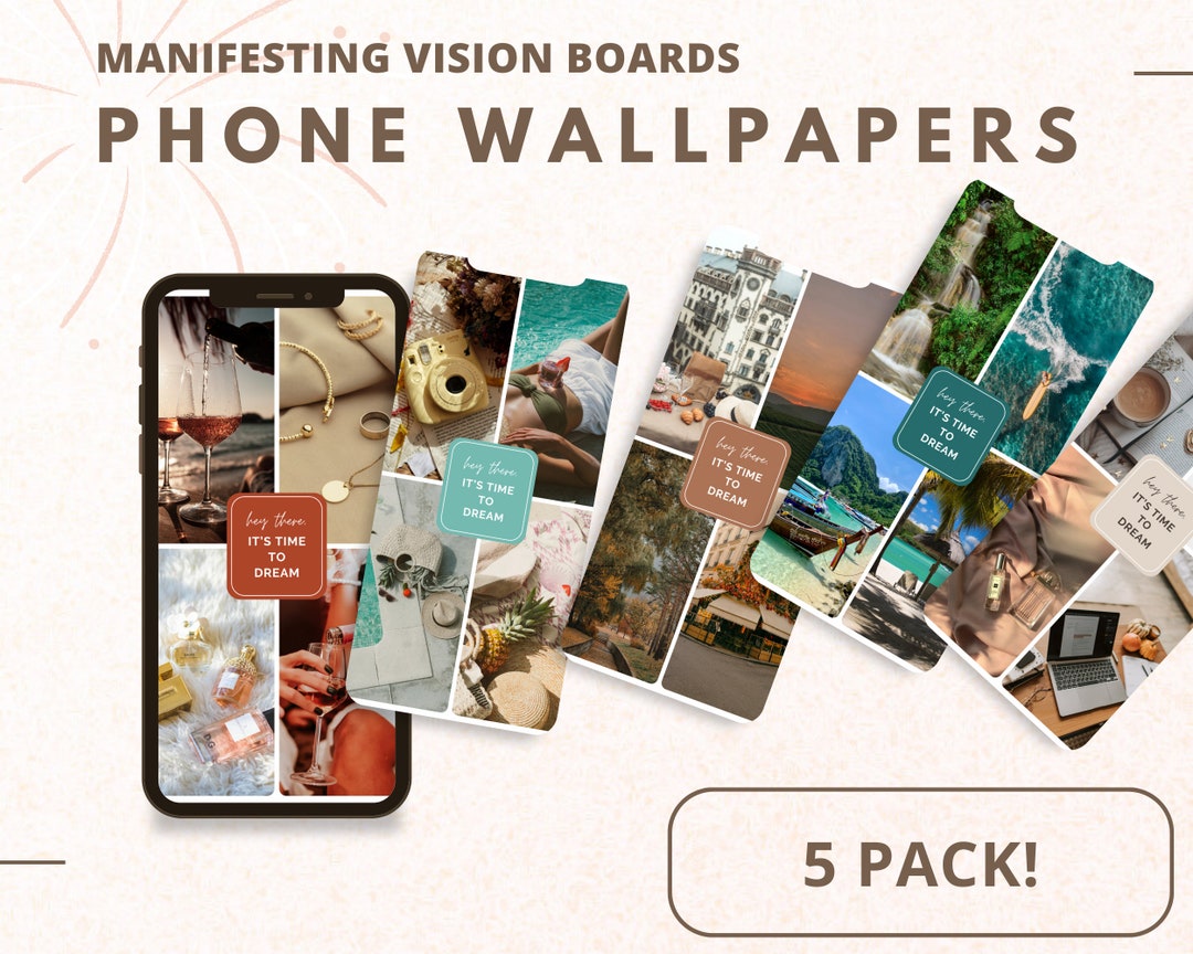 Manifestation Vision Board Wallpapers for Abundance, Love, Success ...