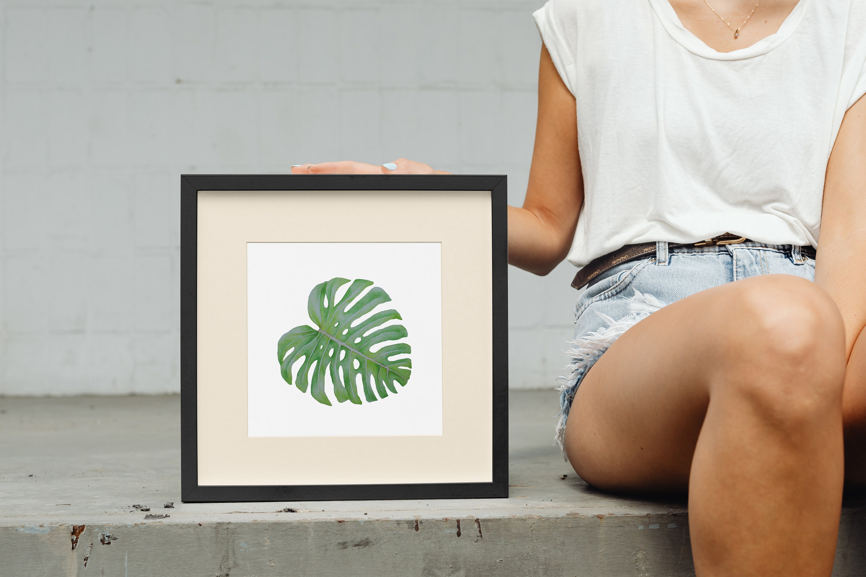 Monstera Plant Art Print | Digital Artwork | Nature Art Print | High ...