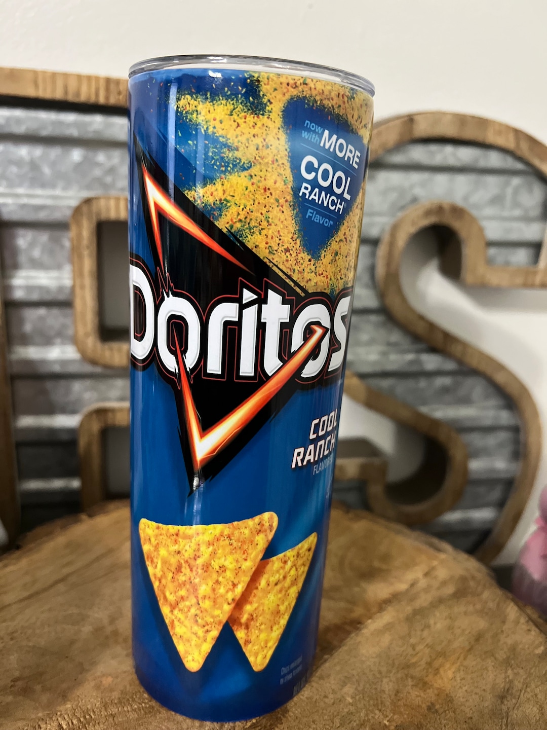Blue Doritos Tumbler, Chip Bag 20oz Tumbler Skinny Tumblers, Gifts for ...