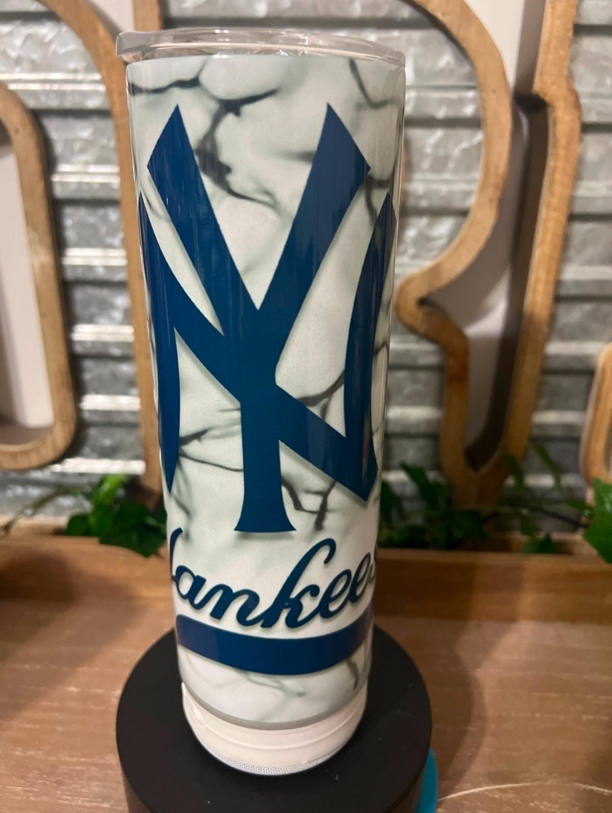 NY Yankees 20oz Tumbler, Sports Teams Gifts, Baseball Cups, Baseball ...