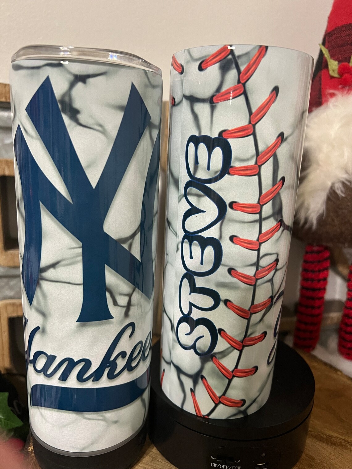 NY Yankees 20oz Tumbler, Sports Teams Gifts, Baseball Cups, Baseball ...