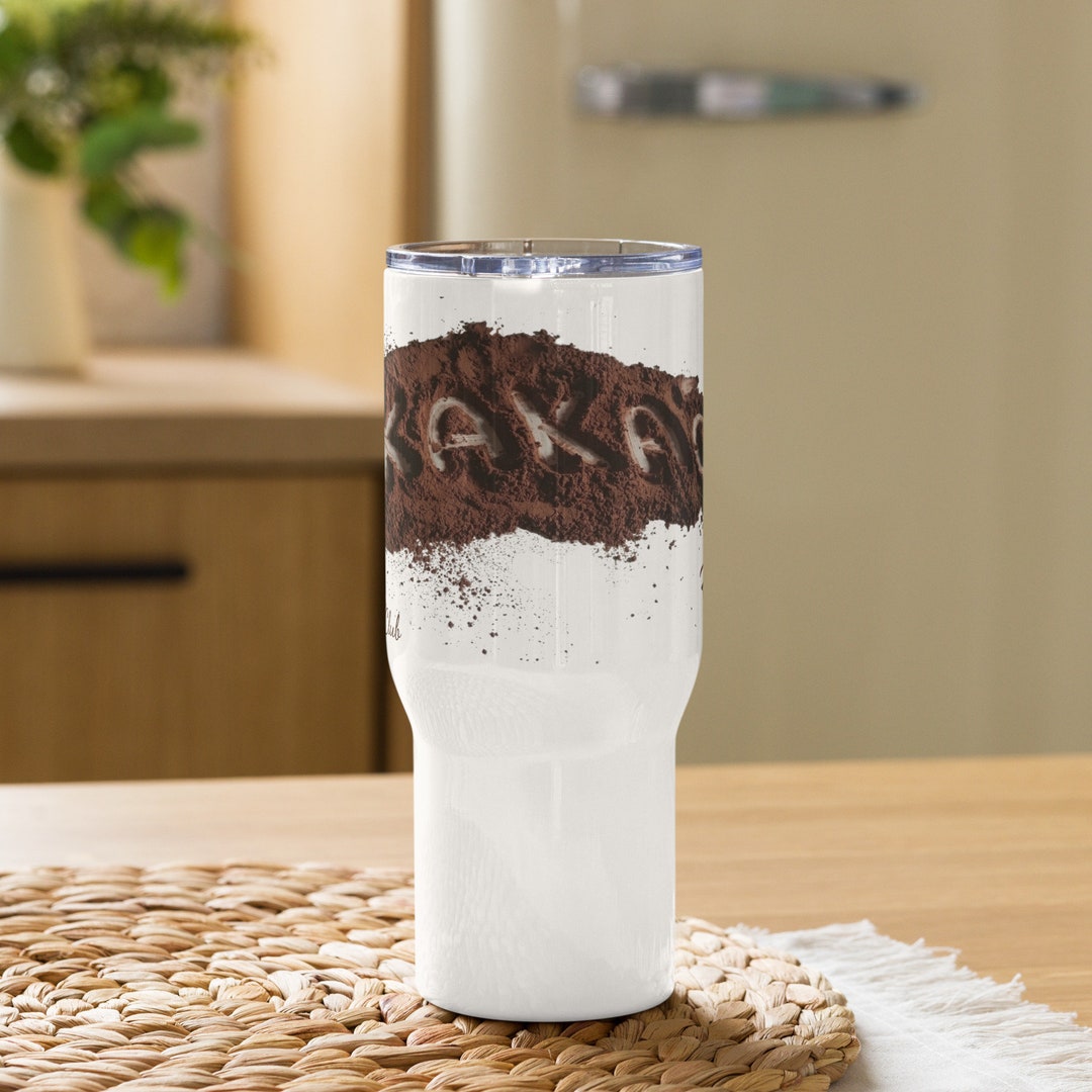 Travel Coffee Mug With Stainless Steel Handle, Personalized to Go Cup ...