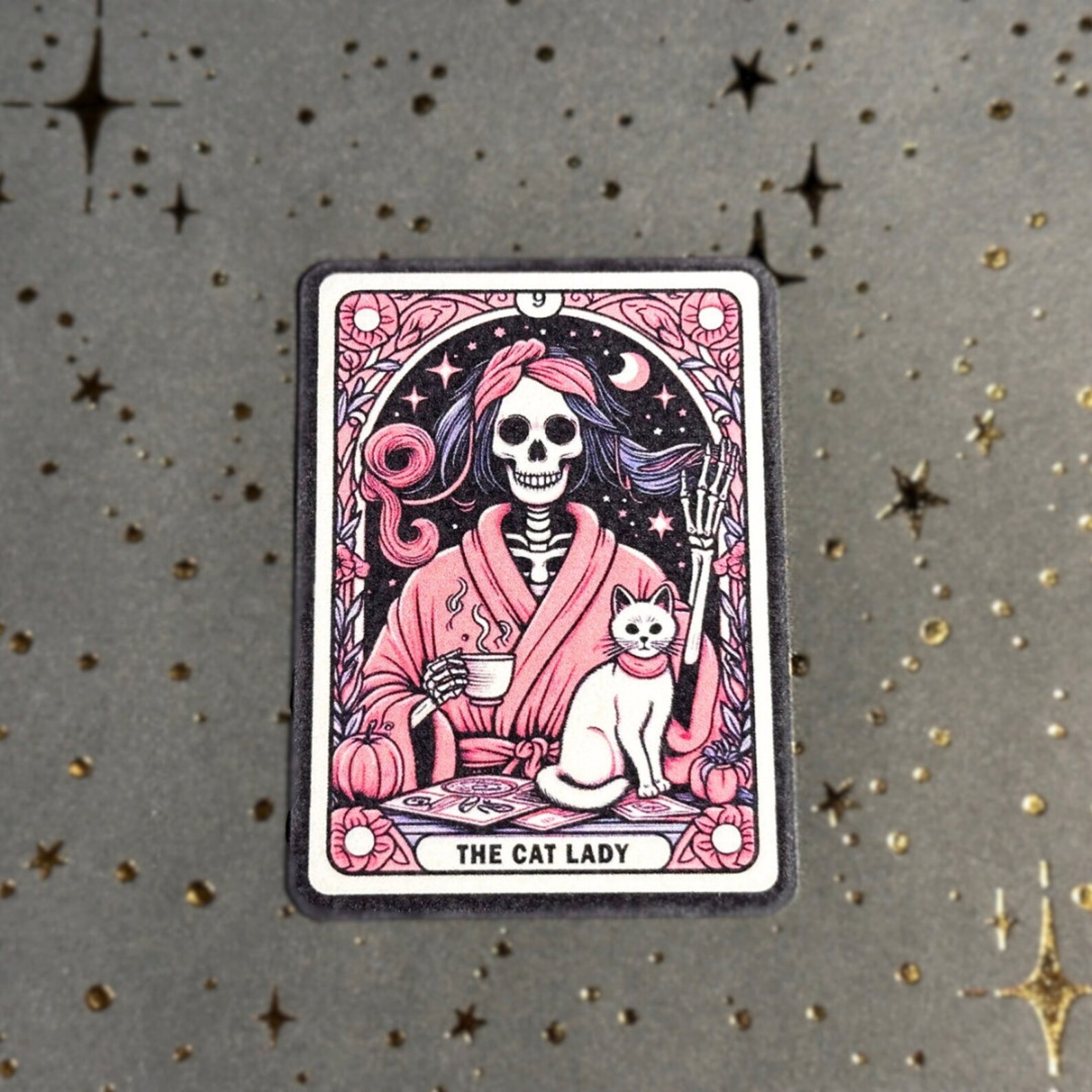 The Cat Lady Card Sticker - Colorful Water and Weather Proof Funny ...
