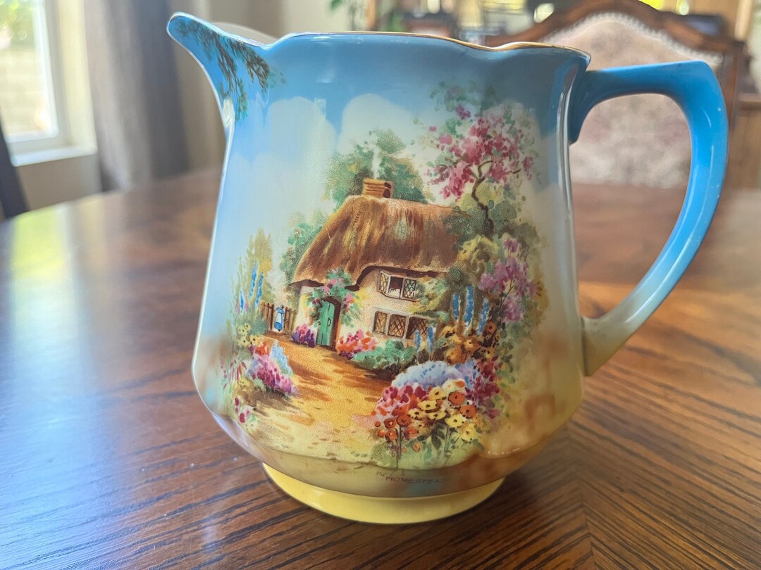 Vintage Falcon Ware Homestead Cottage Pitcher - Etsy