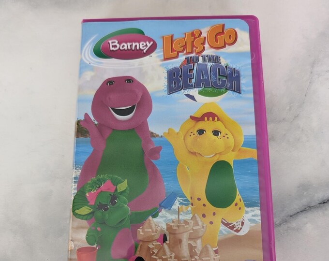 Barney Let's Go to the Beach VHS - Etsy UK