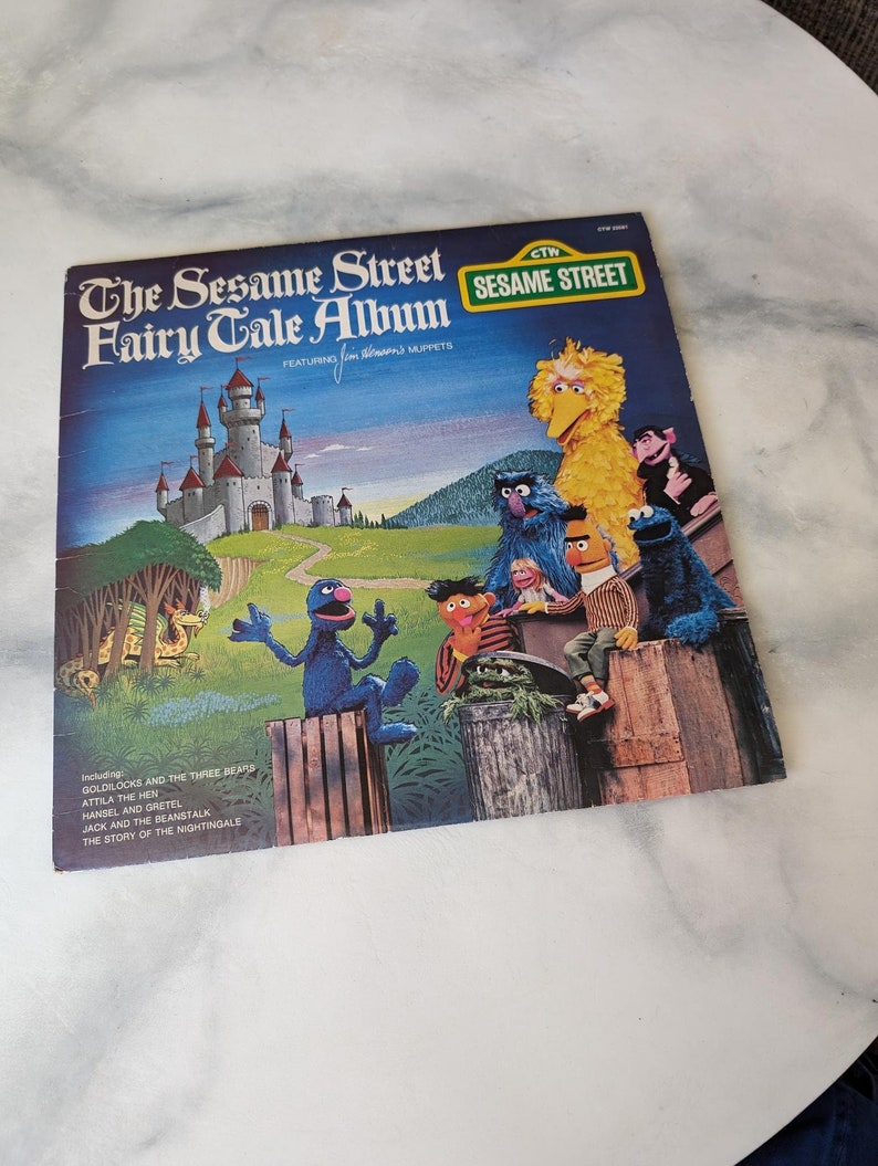The Sesame Street Fairy Tale Album - Etsy