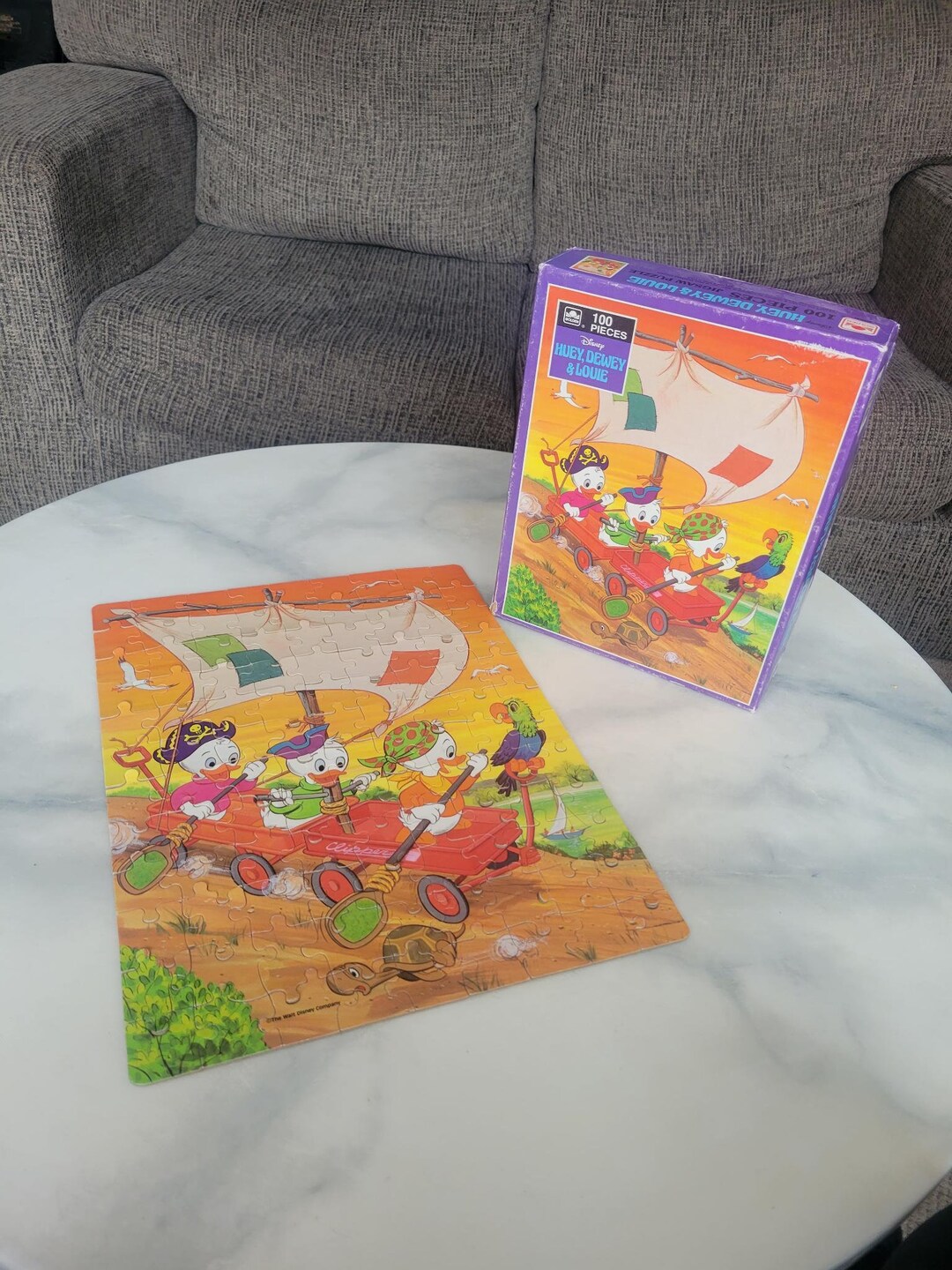 Vintage Huey Dewey and Louie Puzzle - Etsy