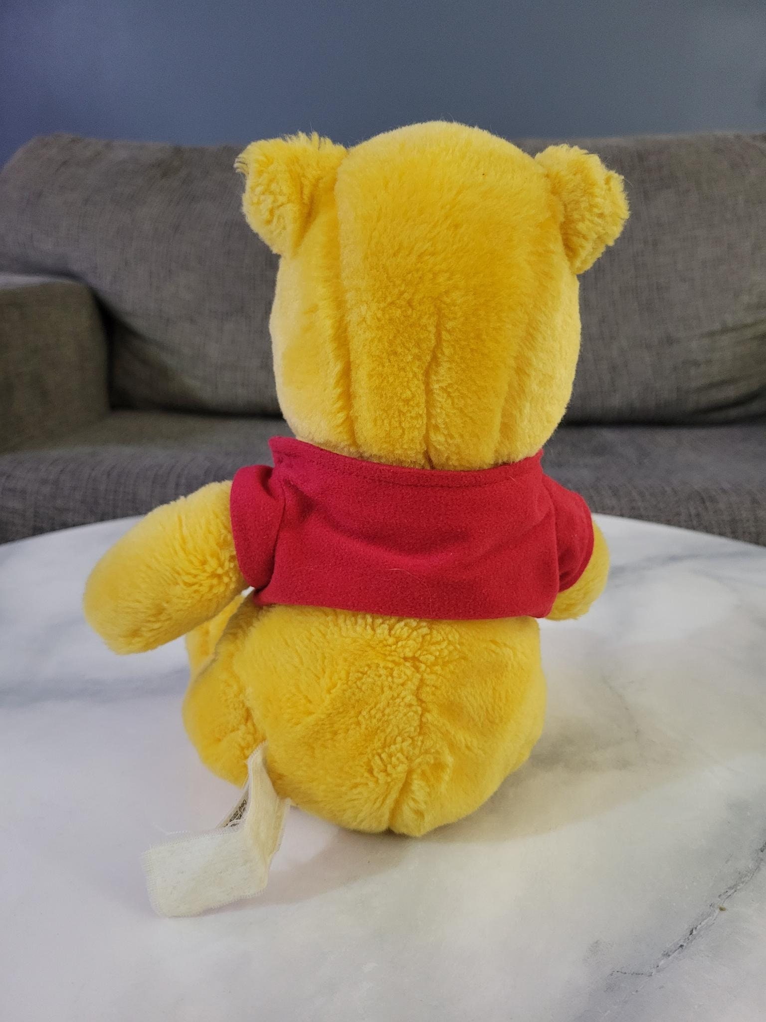 Vintage Disney Mattel Plush Pooh Bear - Etsy