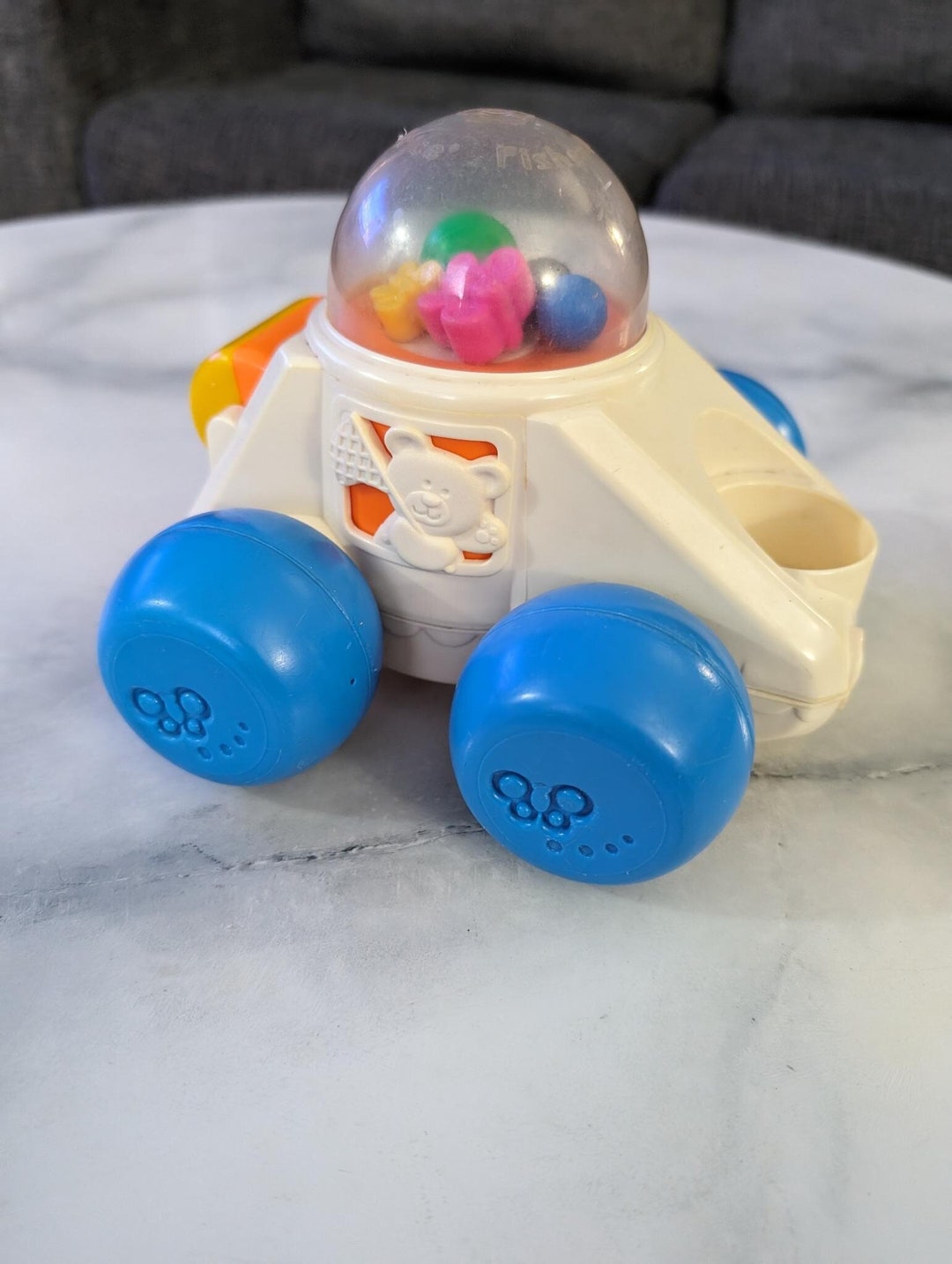 Vintage Fisher Price Poppity Pop Car - Etsy