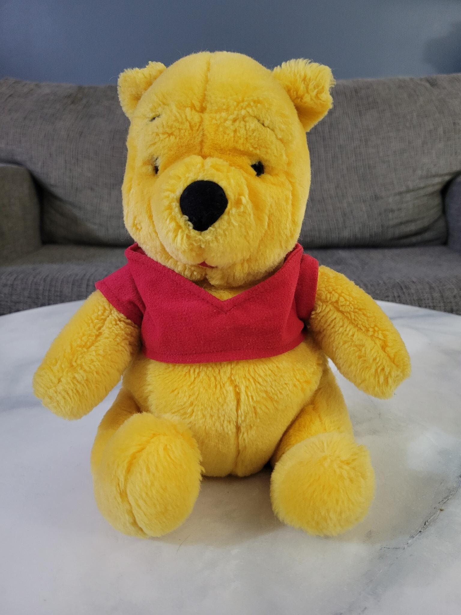 Vintage Disney Mattel Plush Pooh Bear - Etsy