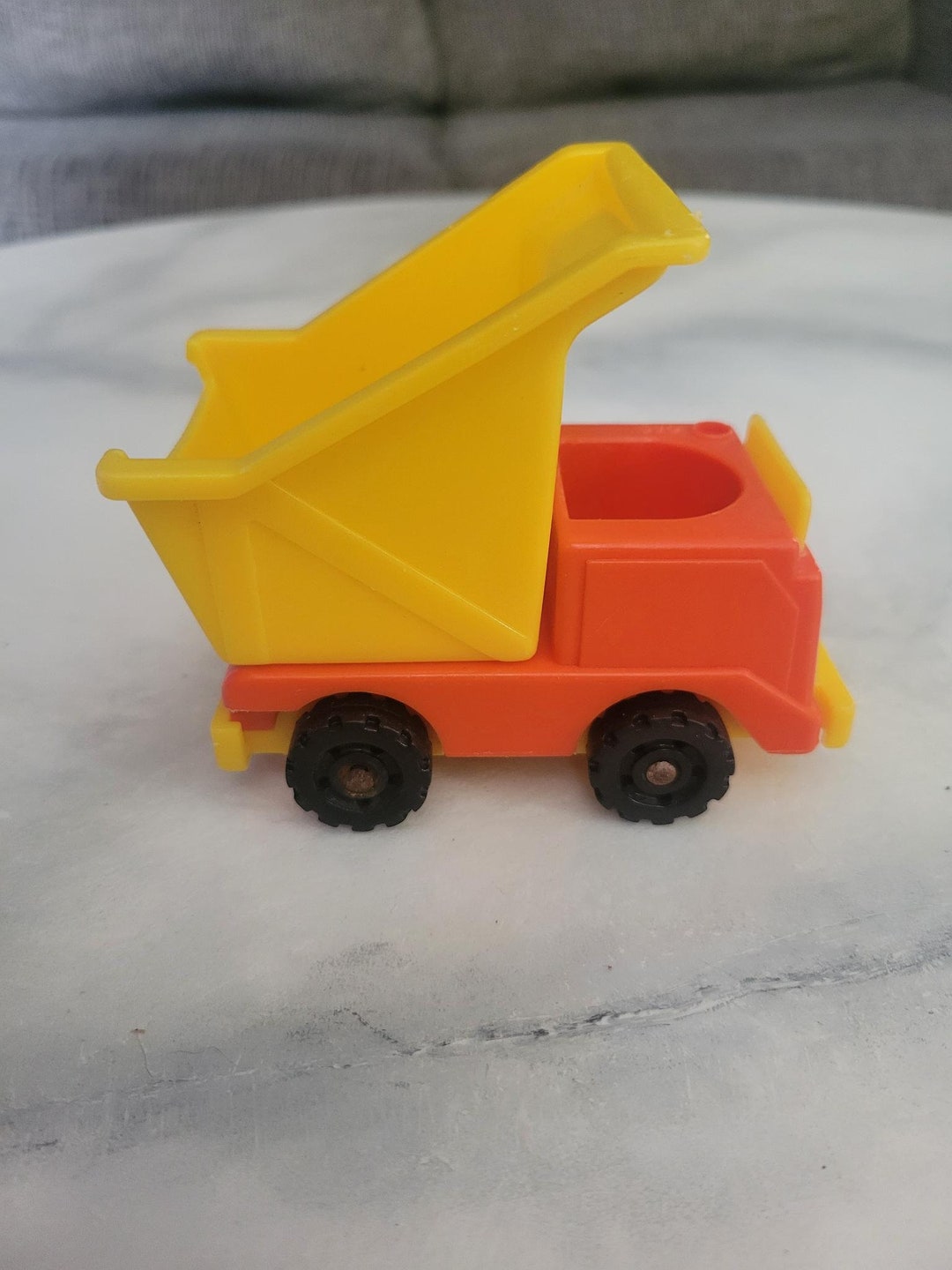 Vintage Fisher Price Little People Lift and Load Depot Dump Truck - Etsy
