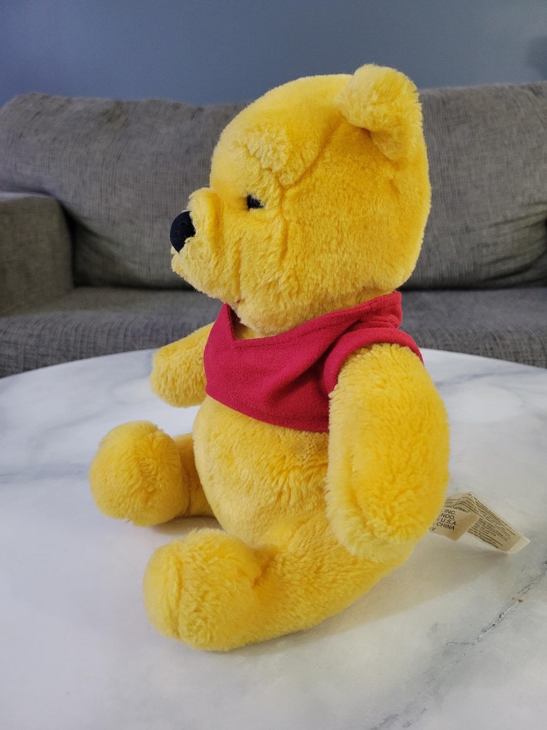 Vintage Disney Mattel Plush Pooh Bear - Etsy