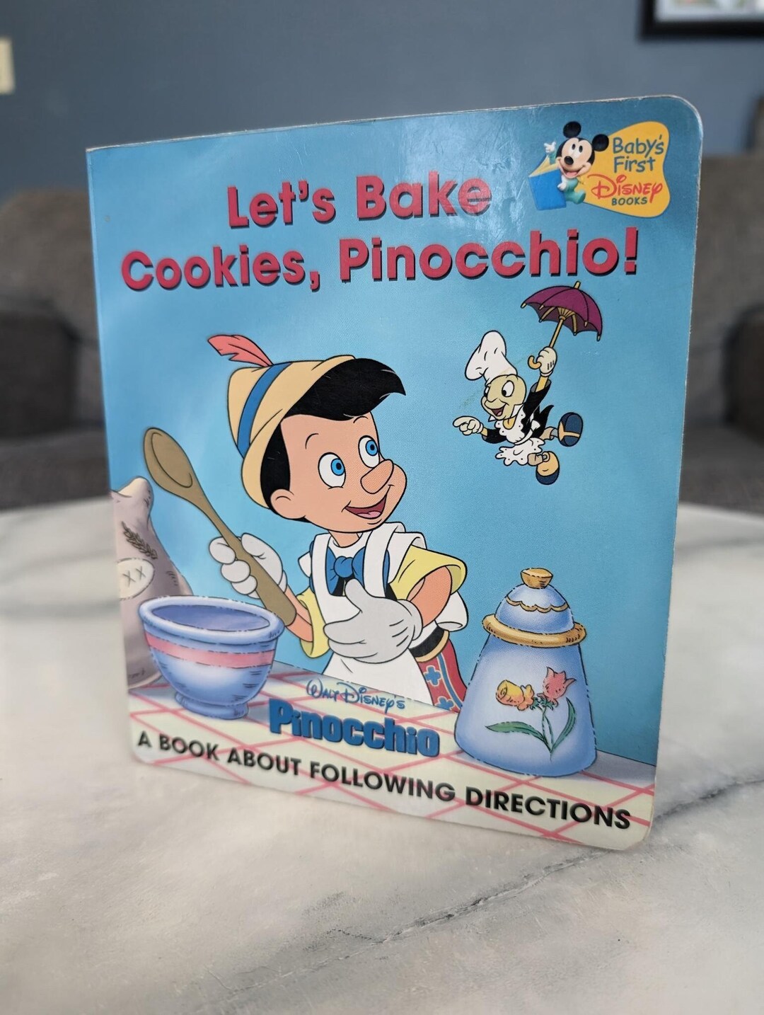 Vintage Walt Disney Let's Bake Cookies, Pinocchio! Card Book - Etsy