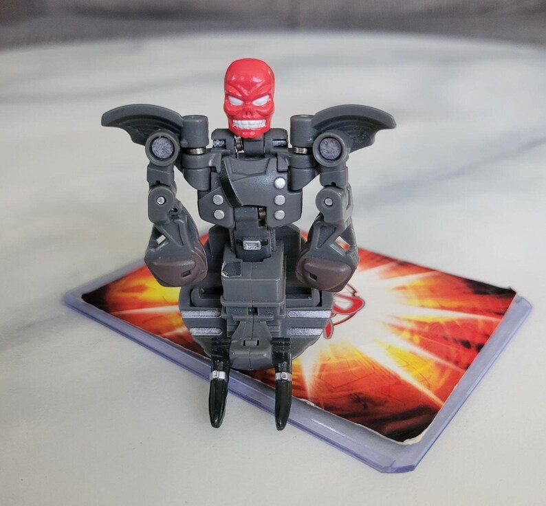 Rare Bakugan X Marvel Darkus Red Skull - Etsy